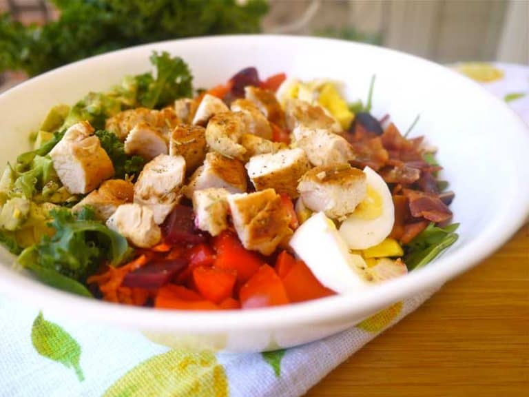 Lemony Spring Cobb Salad (paleo, GF)
