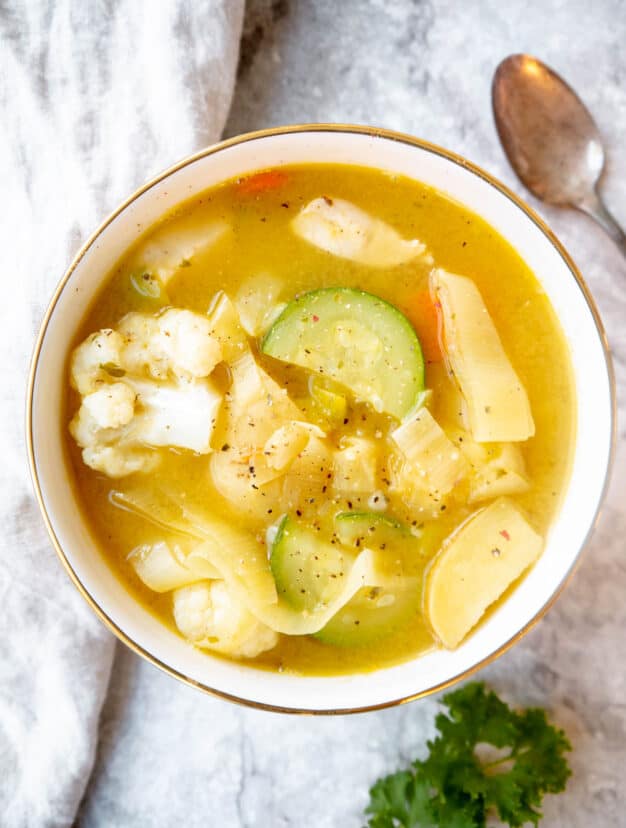 High Protein Butternut Squash Soup - Perchance to Cook