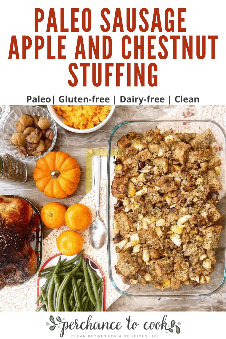 Paleo Stuffing with Sausage, Apple and Chestnut (Gluten-Free ...