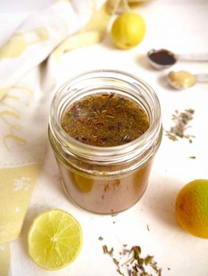 Key Lime Mustard Balsamic Dressing {Paleo, GF}