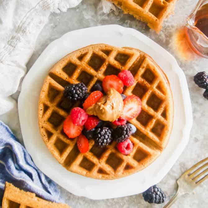 Paleo Waffle Recipe (Gluten-free, Dairy-free) - Perchance to Cook