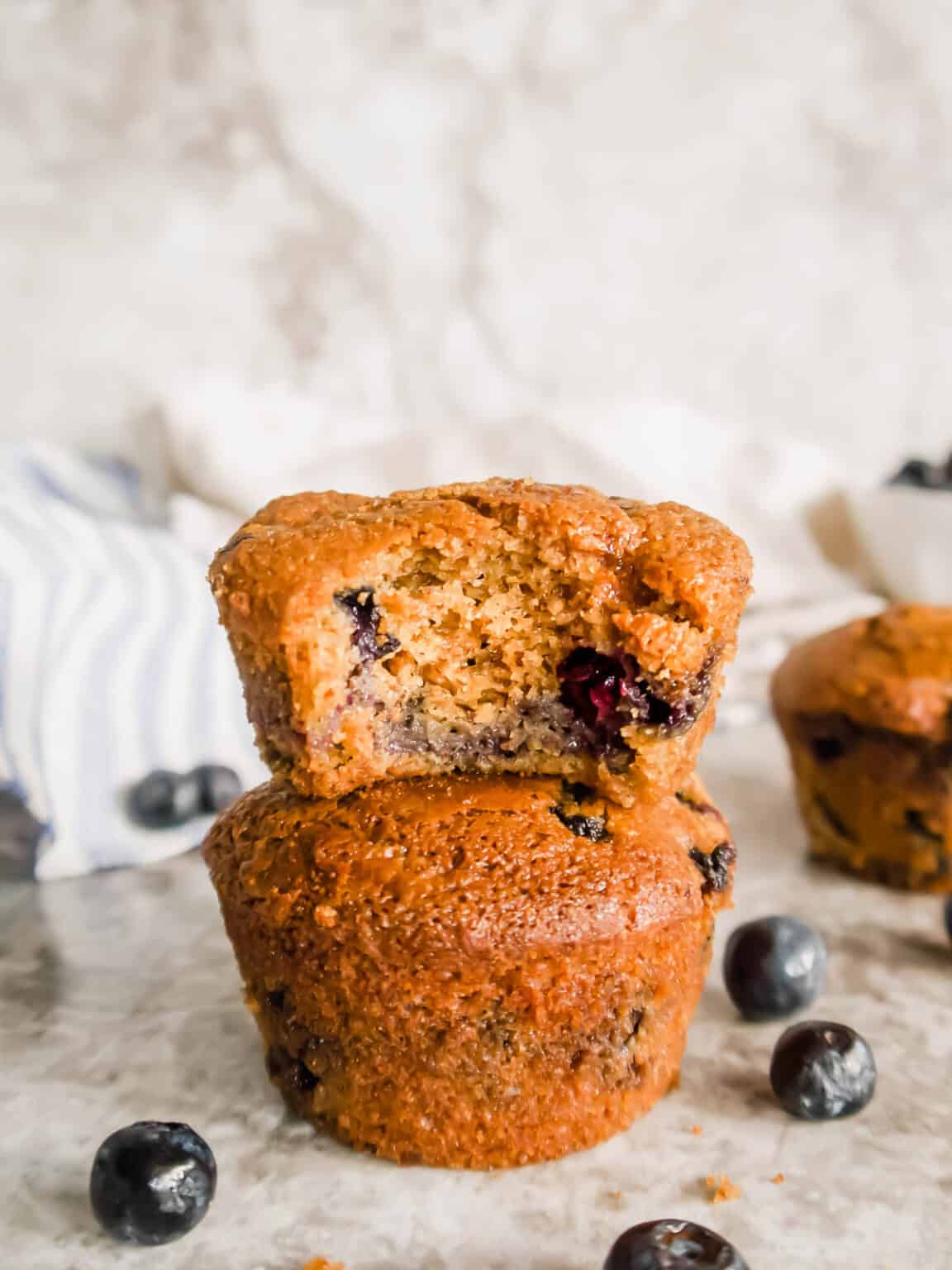 Paleo Blueberry Muffins - Perchance to Cook