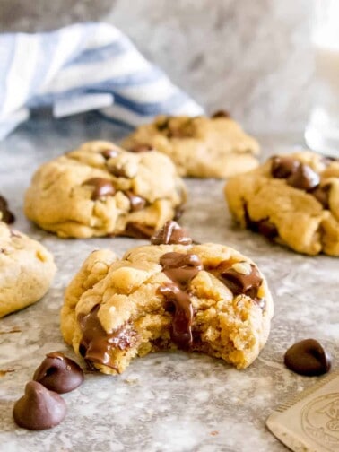 Olive Oil Chocolate Chip Cookies (Dairy-free) - Perchance to Cook