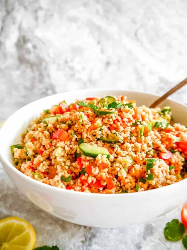 Couscous Tabbouleh Salad (French Taboulé) - Perchance to Cook