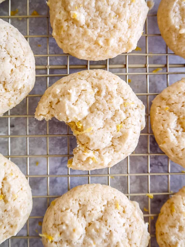 Lemon Sugar Cookies with Olive Oil (Dairy-free) - Perchance to Cook
