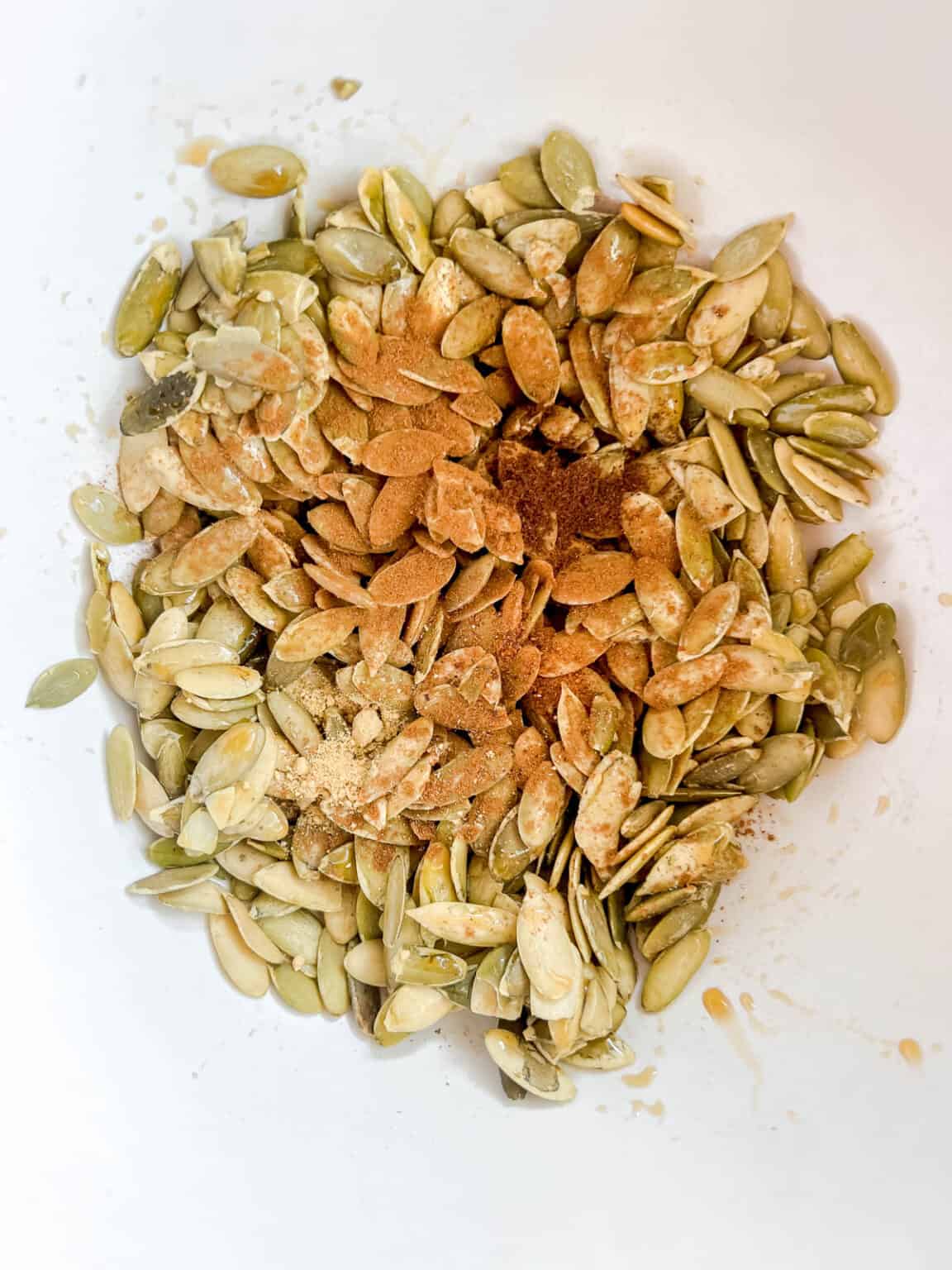 Maple Roasted Pepitas - Perchance to Cook
