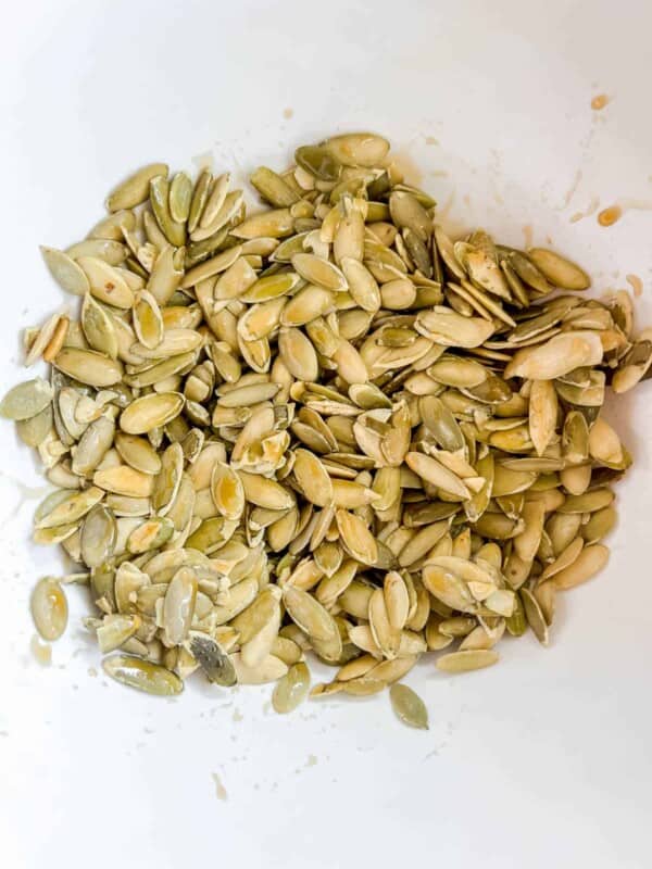Maple Roasted Pepitas - Perchance to Cook